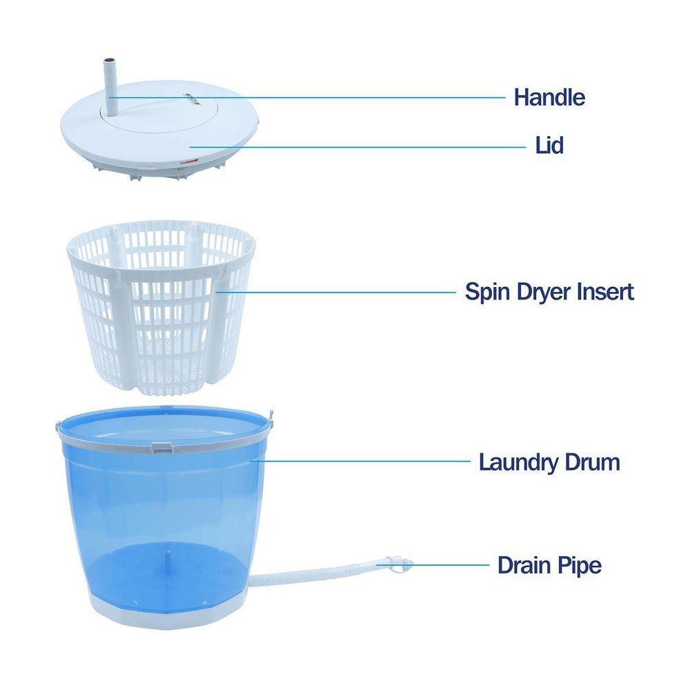 Leisurewize Manual Crank Washing Machine — Van Life Living