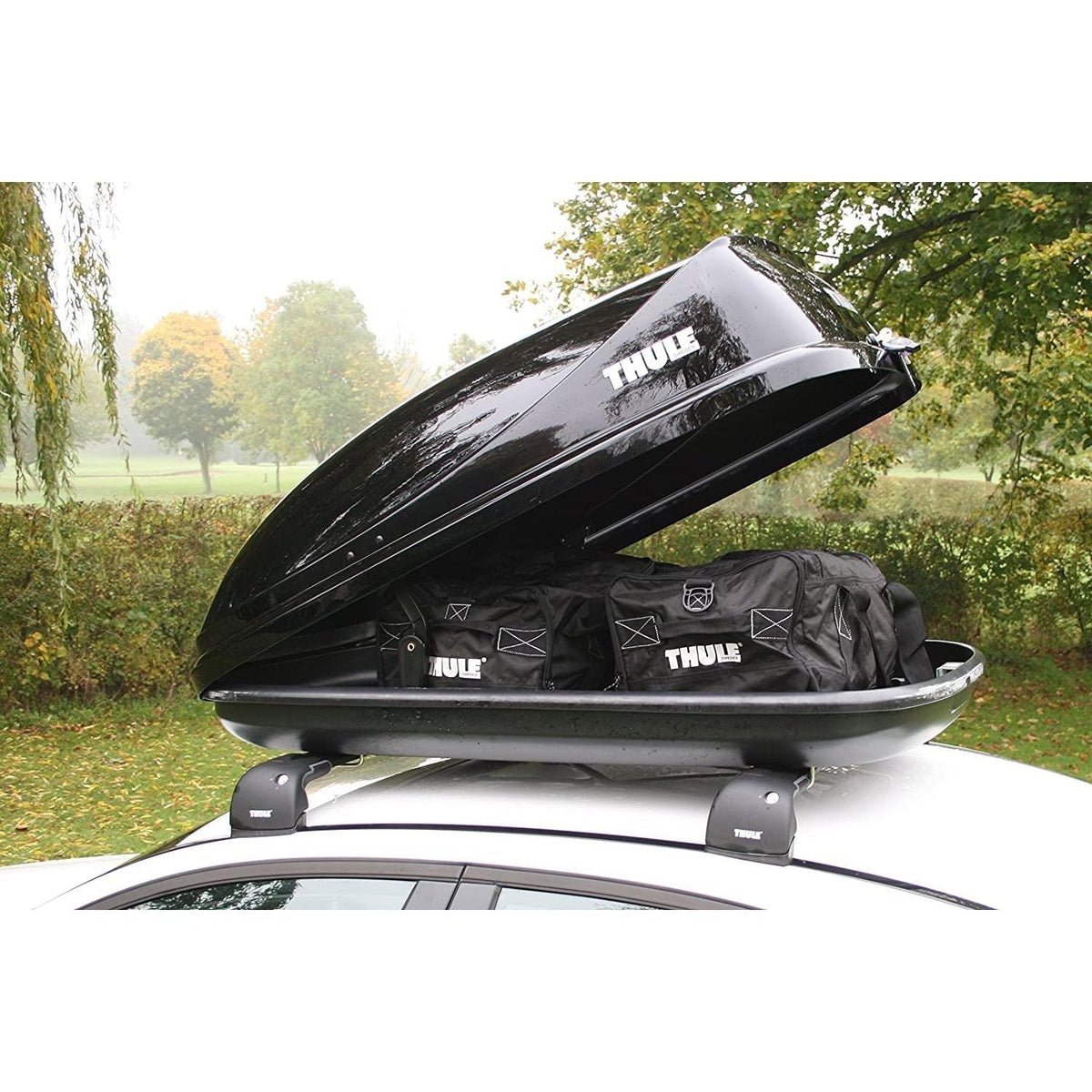 Thule Ocean 80 Car Roof Box Gloss Black Finish 320 Litre — Van Life Living